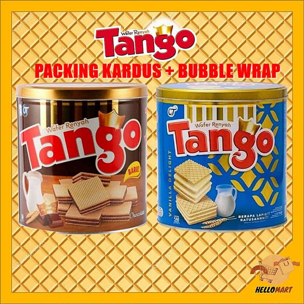ORIGINAL Tango Wafer Biscuits Canned 270gr / Eid Wafers | Shopee ...