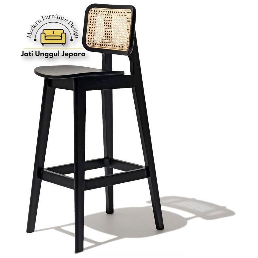 KAYU Latest Rattan Bar Chairs Old Teak Wood Grade A - Cafe Bar ...