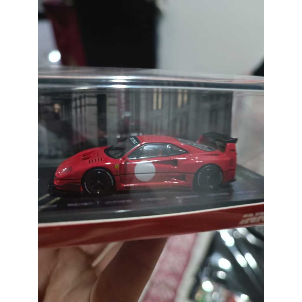 Inno64 Inno Libery Walk LBWK Ferrari F40 Red Diecast Miniscale Car ...