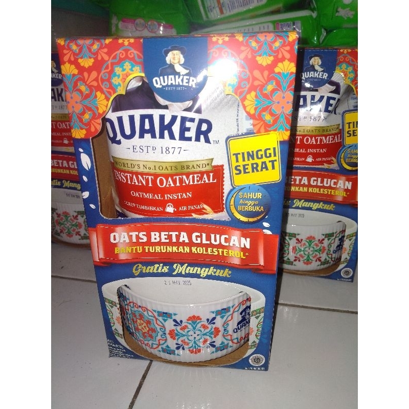 Quaker Instant Oatmeal 800g Free Bowl | Shopee Philippines