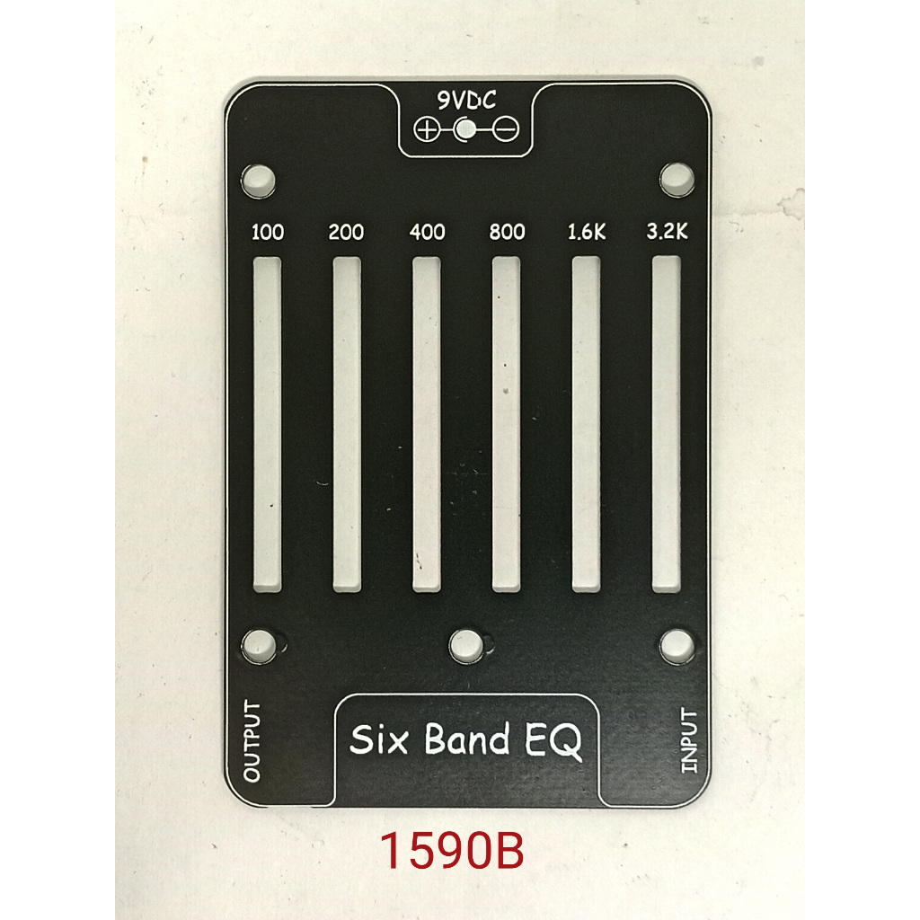 T-Audio Faceplate PCBFX-020 6 Band EQ Equalizer Pedal for Guitar Fiber ...