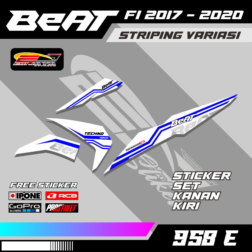 Custom STRIPING MOTORCYCLE BEAT FI 2017 SAMAPI 2020 READY TO USE ...