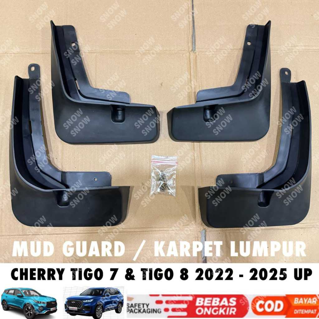 Mud Guard Cherry Tigo 7 Tigo 8/ CROSS/ PRO MAX/ 2022 2024 2025 2026 up ...