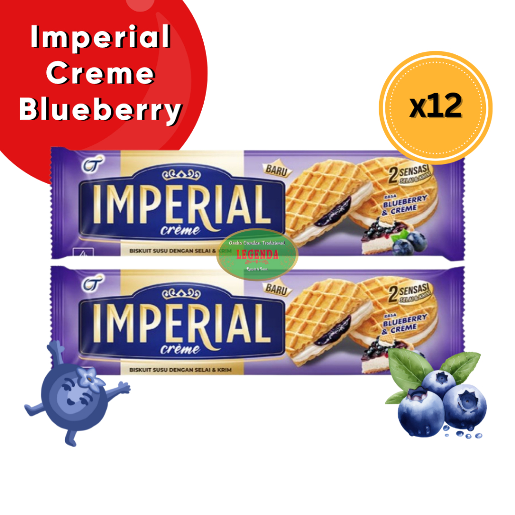 Imperial Creme Waffle Contents 12pcs blueberry | Shopee Philippines