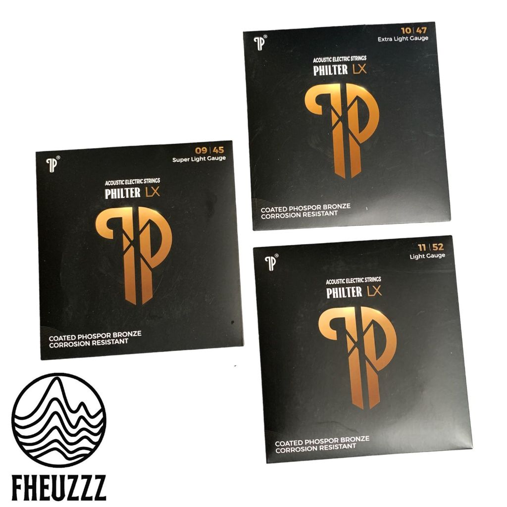 Original Philter LX Acoustic String Guitar Strings | Shopee Philippines
