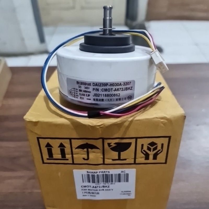 SHARP DC fan indoor DC fan Motor part CMOT - A672JBKZ original sharp ...