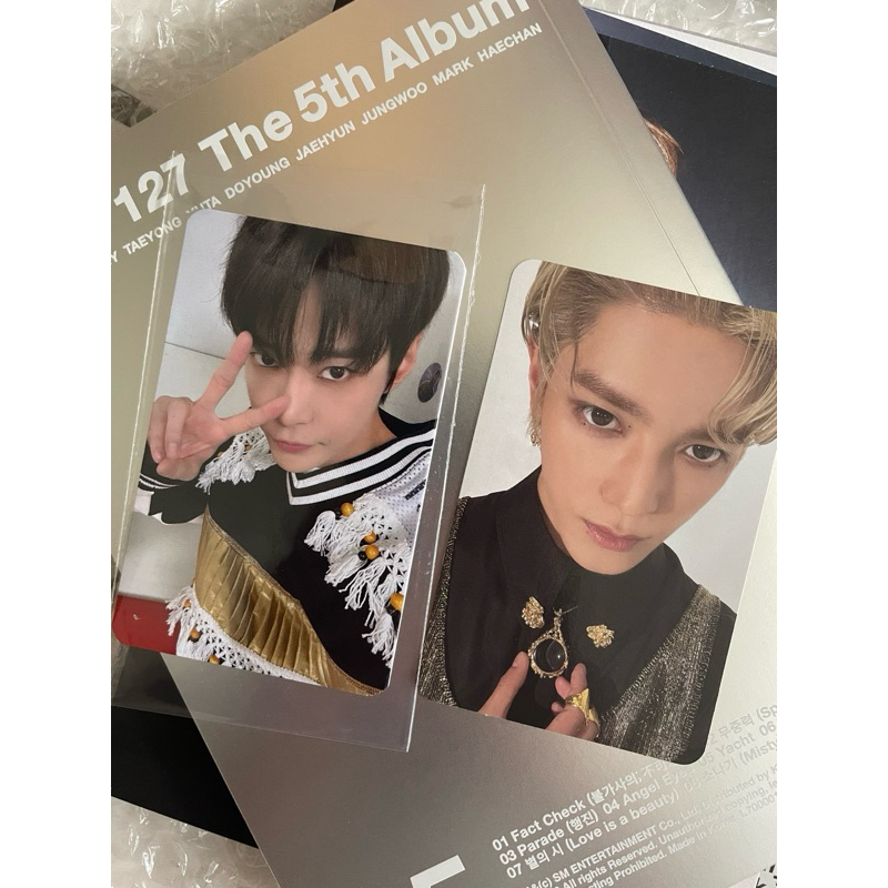 Nct 127 Doyoung Taeyong POB Mecima Fact Check Album Storage Photocard ...