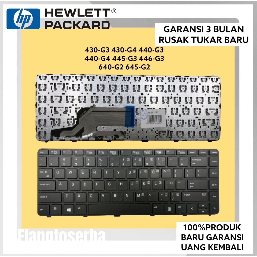 Original Keyboard HP ProBook 430-G3 430-G4 440-G 440-G4 445-G3 446-G3 ...