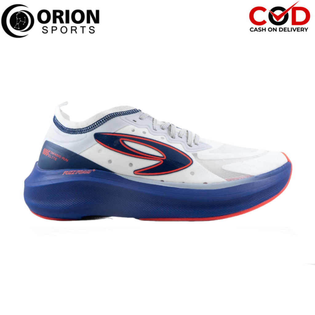 MERAH PUTIH Takashi RUN ELITE 910 RUNNING SHOES - WHITE/BLUE-NV/RED ...