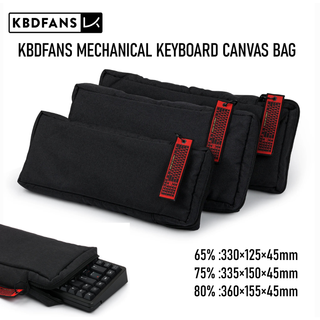 Kbdfans MECHANICAL KEYBOARD CANVAS BAG - CARRYING CASE KEYBOARD ...