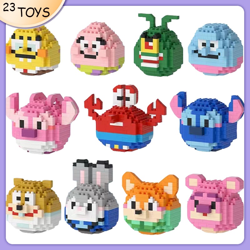 23 toys Nano Block Cartoon Block toys DIY Children's Building Block ...