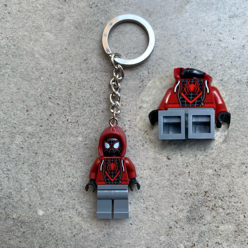 GANTUNGAN Lego KEYCHAIN Spiderman Series/LEGO Couple Spiderman Miles ...
