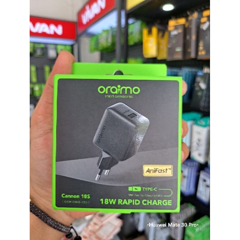 Oraimo 18watt Type C Charger Premium quality Official guarantee 0CW-5184E+C53 | Shopee Philippines