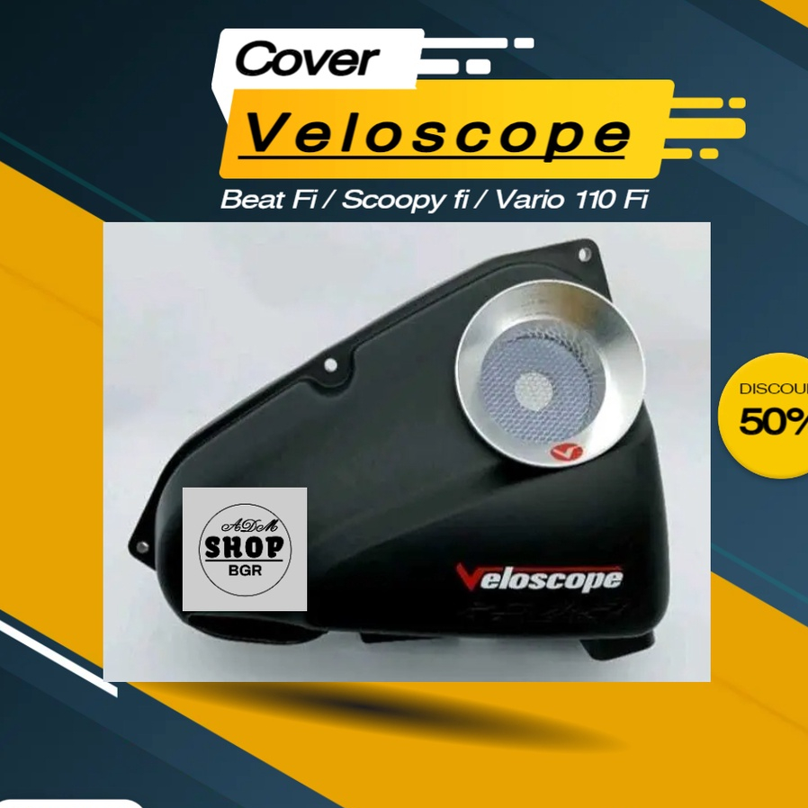 Veloscope Lid Filter Cover Beat Fi/Scoopy fi/Vario 110 Fi Oxygen Flow ...