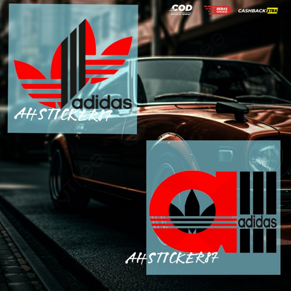 Cutting adidas stickers, variations of cars, adidas stickers ...
