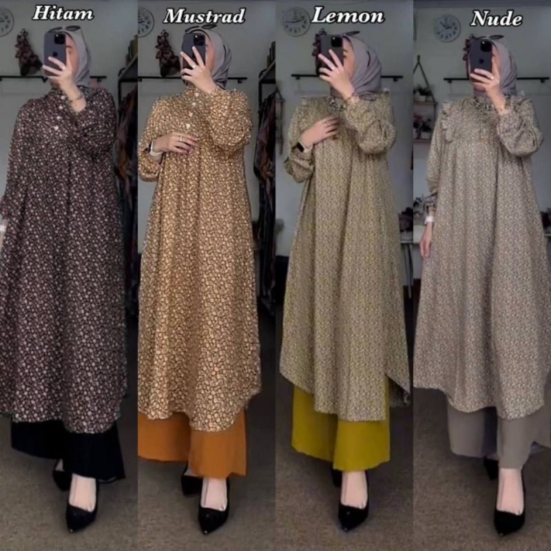 Mecca PREMIUM Tunic SET/ONE SET Of CRINKLE Pants Tunic Latest MODEL ...