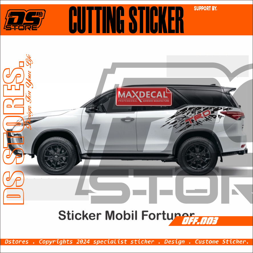 For09 TRD Toyota fortuner Render Car Styling Stickers Stickers for ...