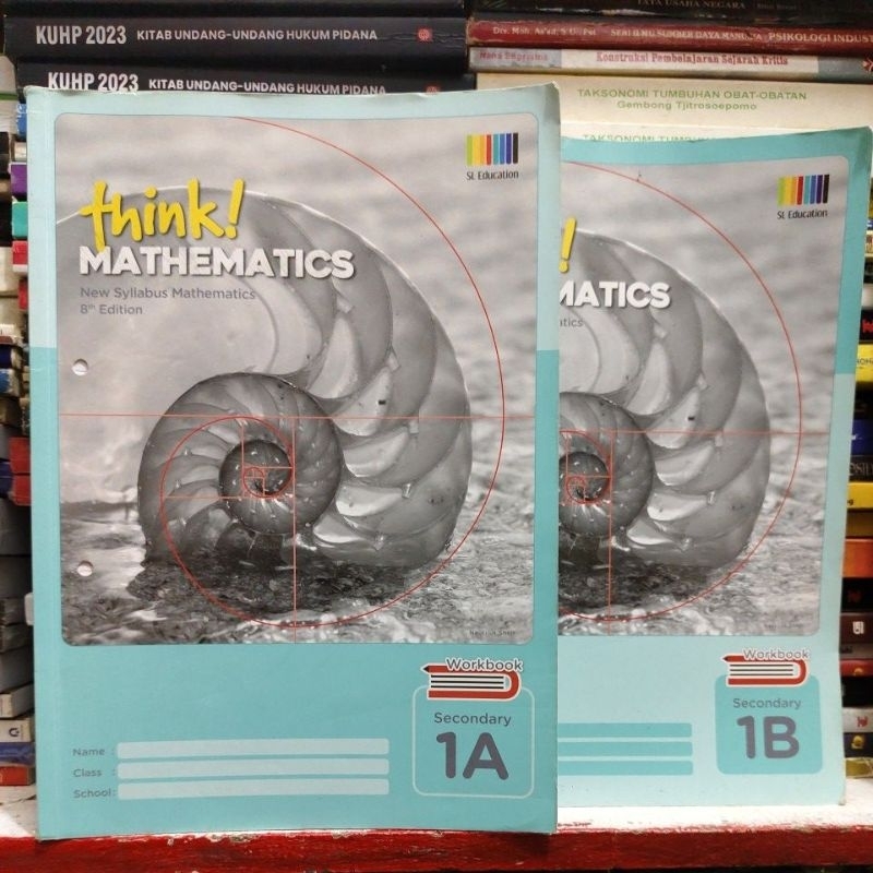 Think mathematics workbook 1A+1B secondary | Shopee Philippines