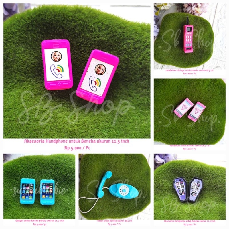 Barbie Mobile Phone - AS 026 - Stuff - Barbie - Doll - Doll | Shopee ...