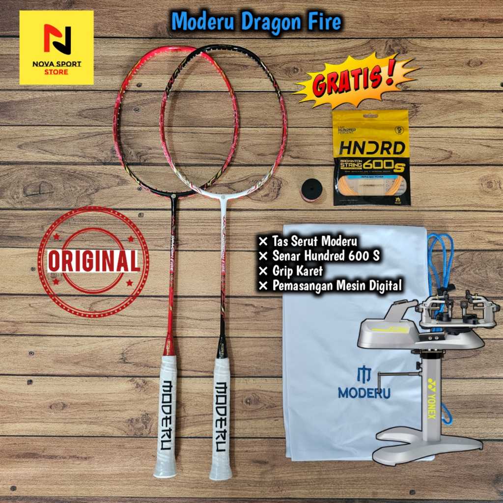 Modern Dragon Fire badminton racket | Shopee Philippines