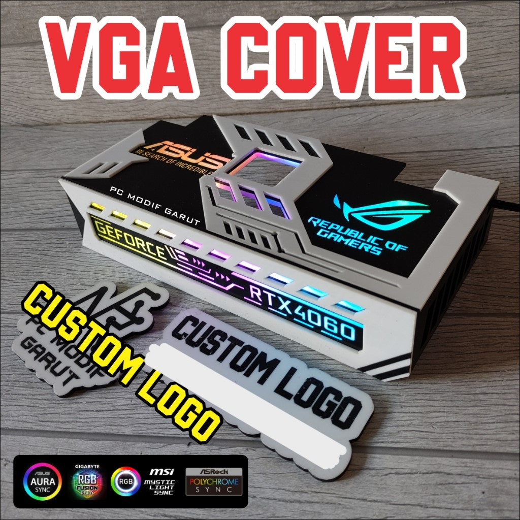 COVER VGA GALAX GTX 1050TI CUSTOM LOGO 3 PIN ARGB SYNC | Shopee Philippines