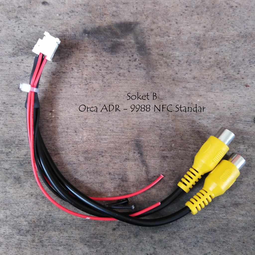 Socket B Rear Camera and 12 pin Front Camera for HU Orca ADR 9988 NFC ...