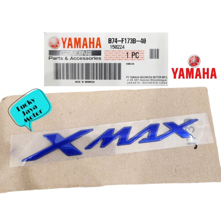 Embossed 3D Body Emblem Xmax 250 Xmax250 New Connected Blue B74-F173B ...