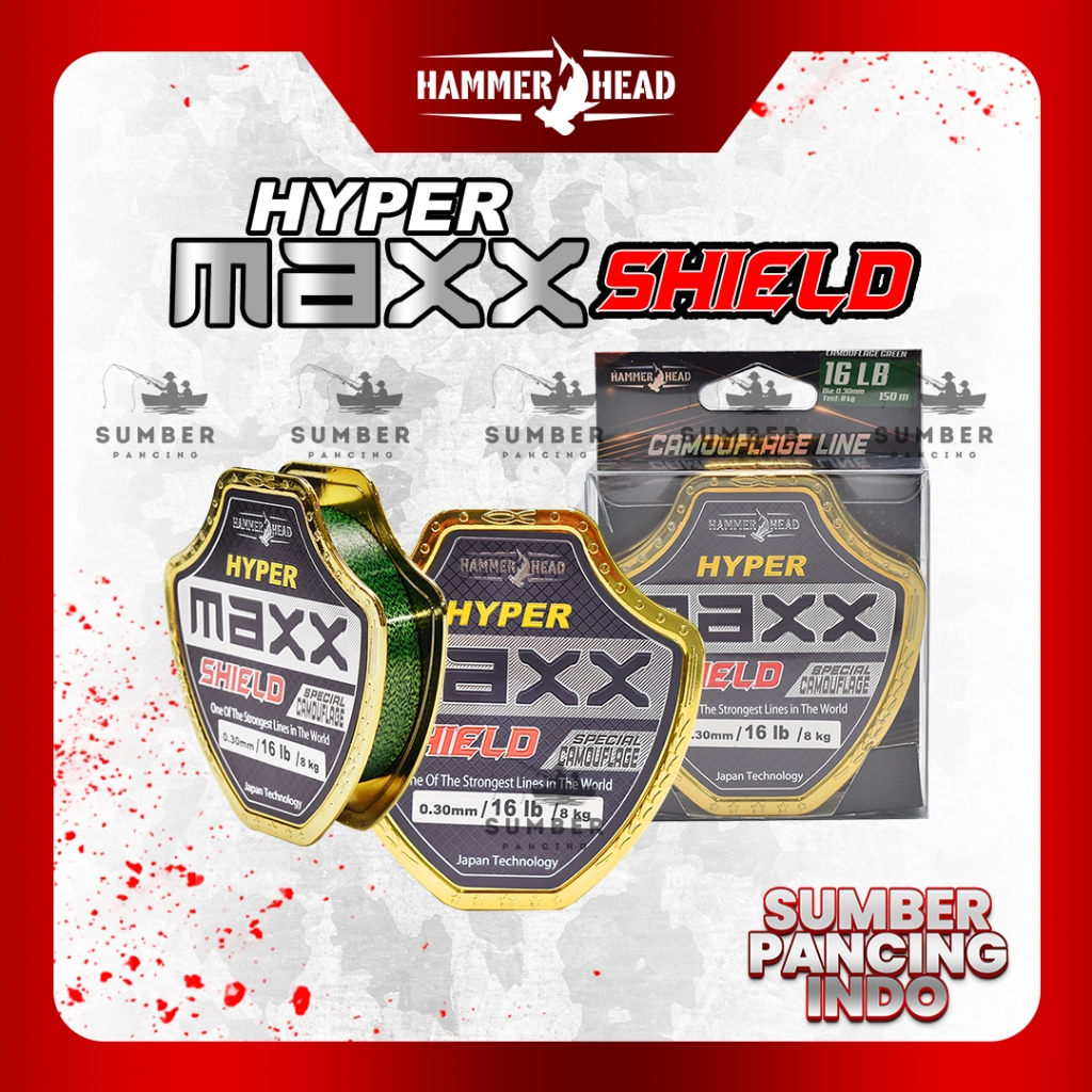 Hammer HEAD Monofilament Fishing Line HYPER MAXX SHIELD Special ...