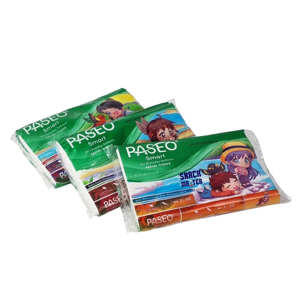 Tissue / Tissue PASEO Travel Pack / Tissue 2 Ply contains 50 Sheets ...