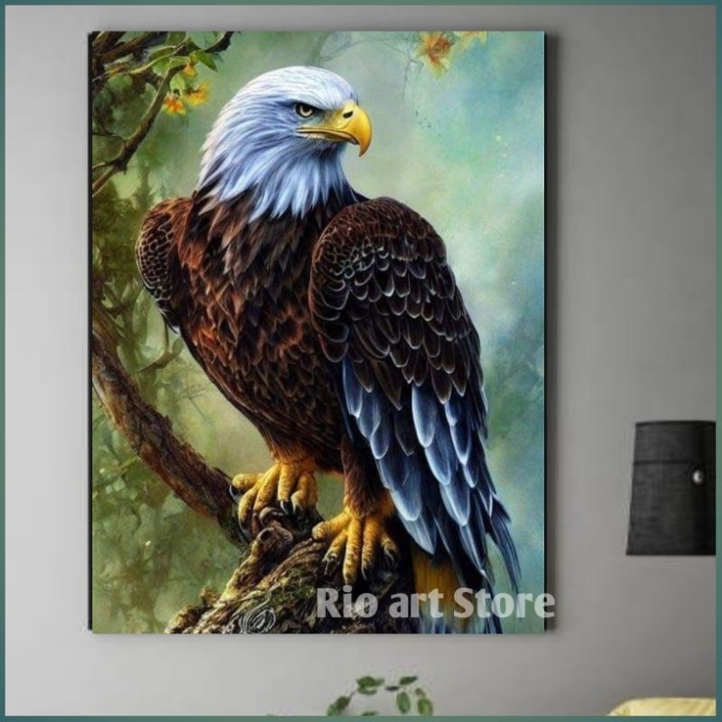 Eagle painting poster wall decoration for wall decoration or wall ...