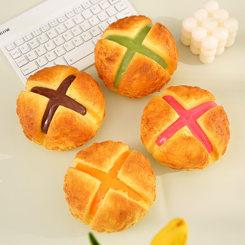 Squishy Roti Jumbo Custard Bun 11cm Super Soft and Slow Rising Best ...