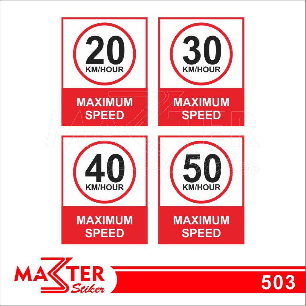 503 - Maximum Speed Stickers (Maximum Speed), Vinyl Stickers ...