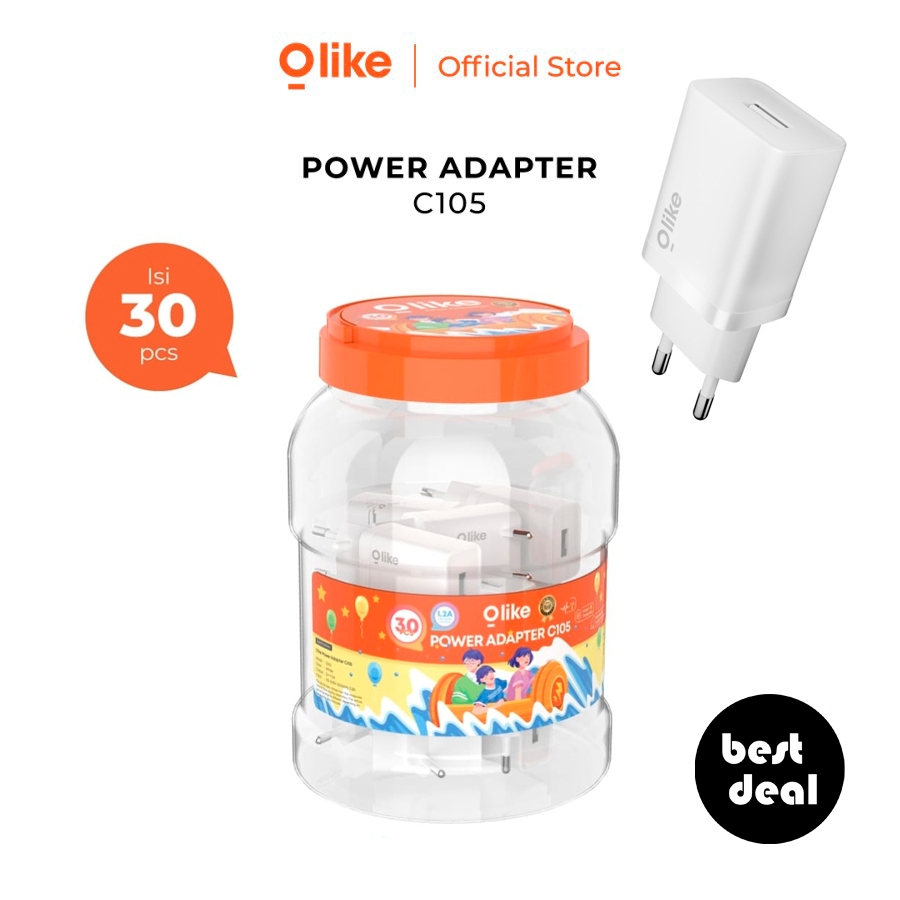 Olike C105 Power Adapter Charger 5V/1.2A 6W - Like Robot RT-K4 (30pcs) | Shopee Philippines