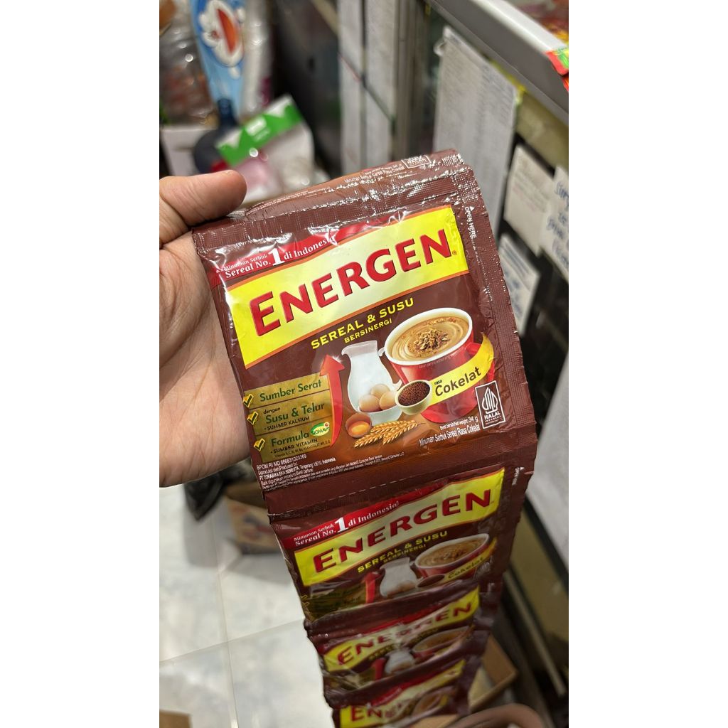 Energen Chocolate Flavored Milk Cereal (1 Pack 10pcs) | Shopee Philippines
