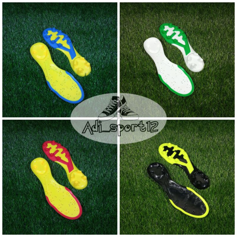 Soles / outsoles, soles of football shoes, N1K3 Black Volt AG football ...