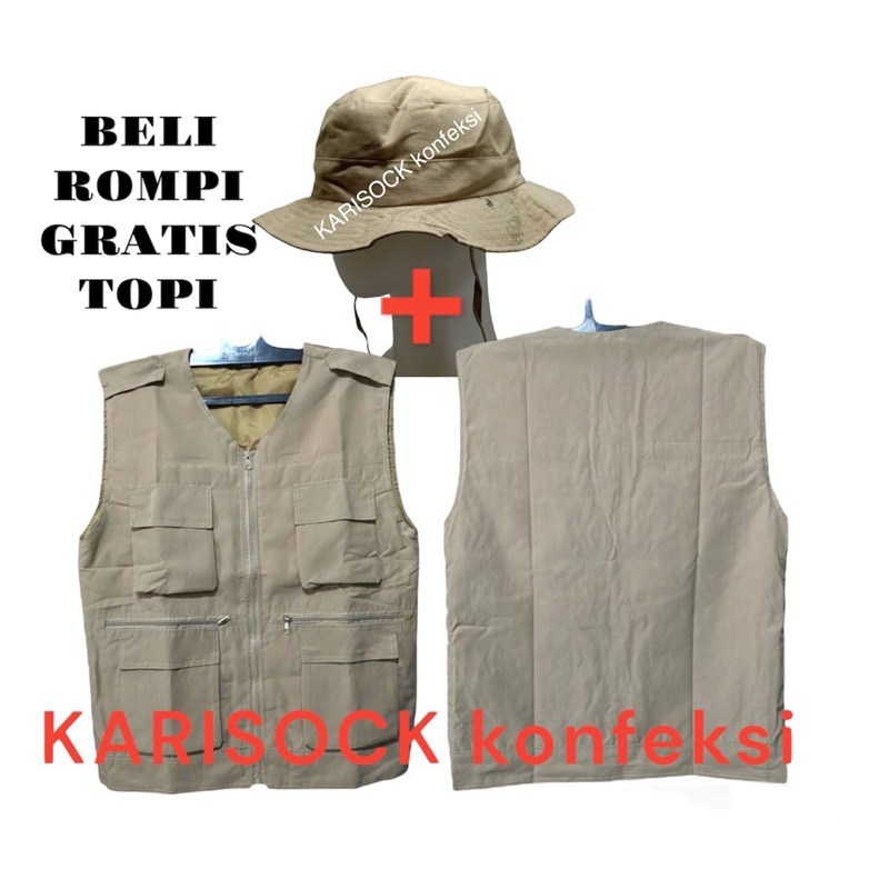 MANY POCKET VEST / TACTICAL VEST / MEN WOMEN CARGO VEST / MULTIFUNCTION ...
