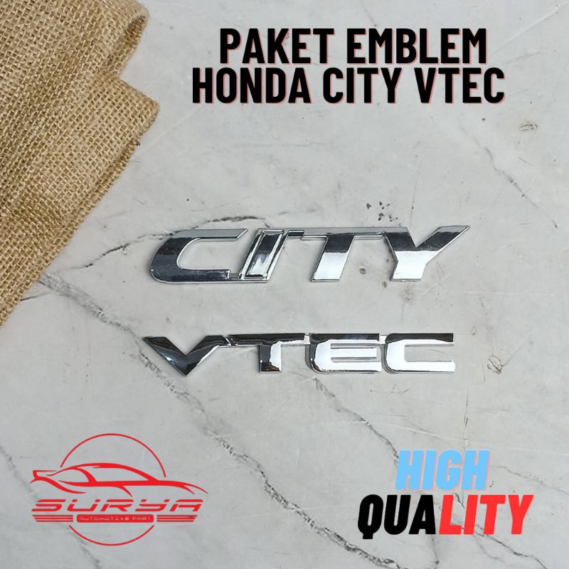 Honda City VTEC Emblem Package | Shopee Philippines
