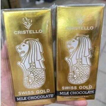 CRISTELLO CHOCOLATE BAR 100GR SWISS GOLD MERLION SINGAPORE | Shopee Philippines