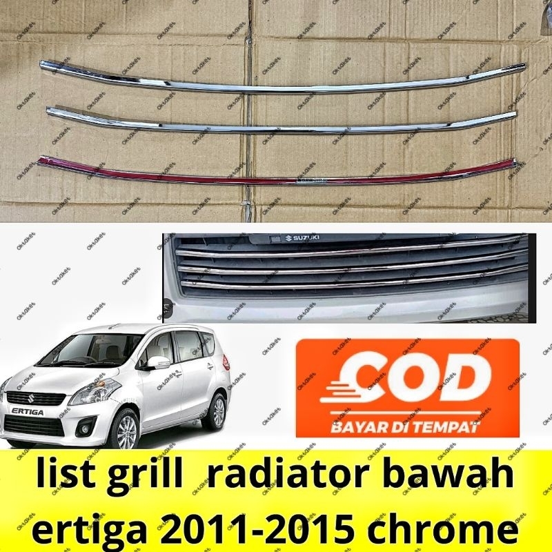List of Ertiga radiator grills 2011 2013 2014 2015 chrome trim | Shopee ...