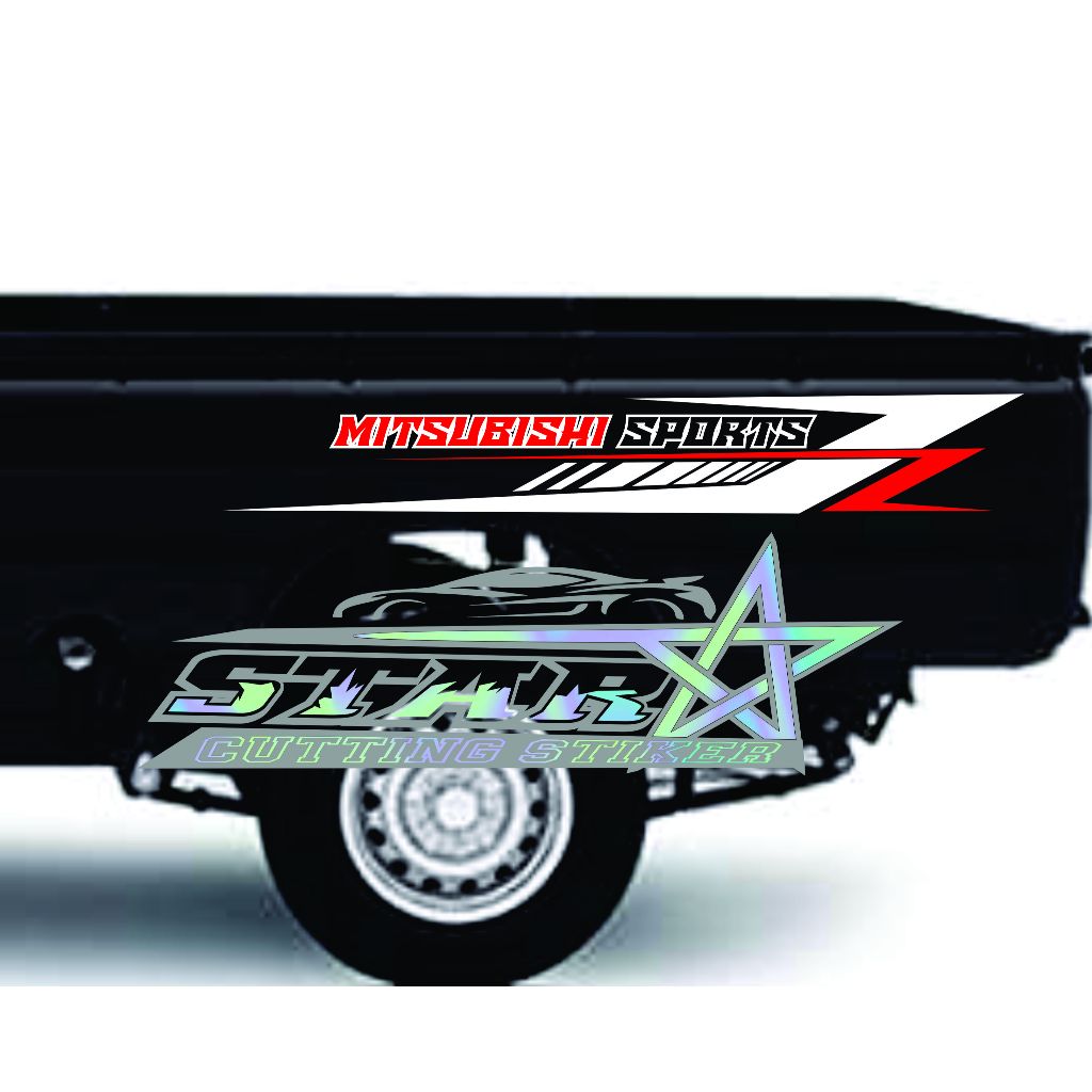 Latest Cutting Pickup Car Stickers L300 JET Pickup L300 Striping ...