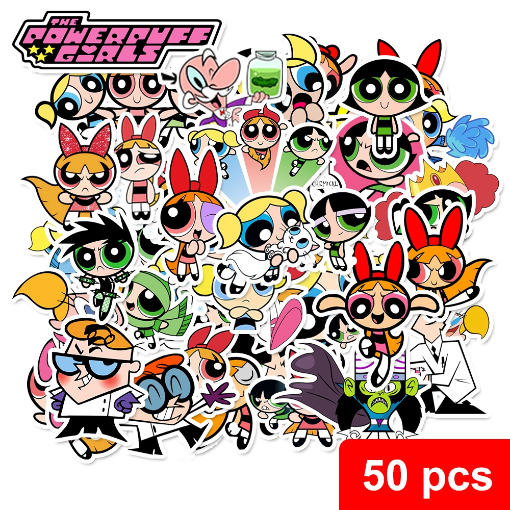 Powerpuff girls Stickers I cartoon network Stickers I Waterproof Cute ...