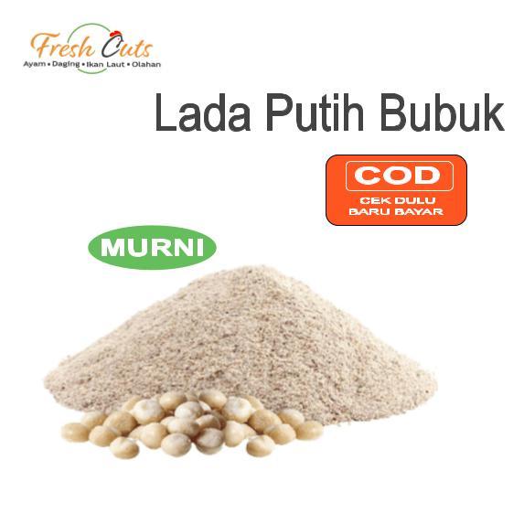 PUTIH White Pepper Powder 1000gr Pure Bu Odeh Toples Bangka/Pure White ...