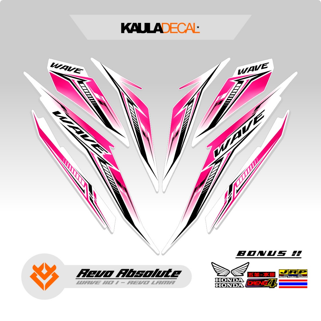 ABSOLUTE REVO 110 CW STRIPING MOTIF 69 ABSOLUT REVO 110 STICKER/ REVO ...