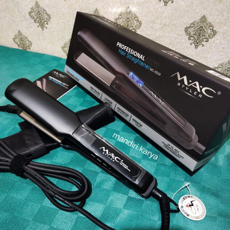 Mac styler mc 5524 hair straightener specifically for salons | Shopee ...