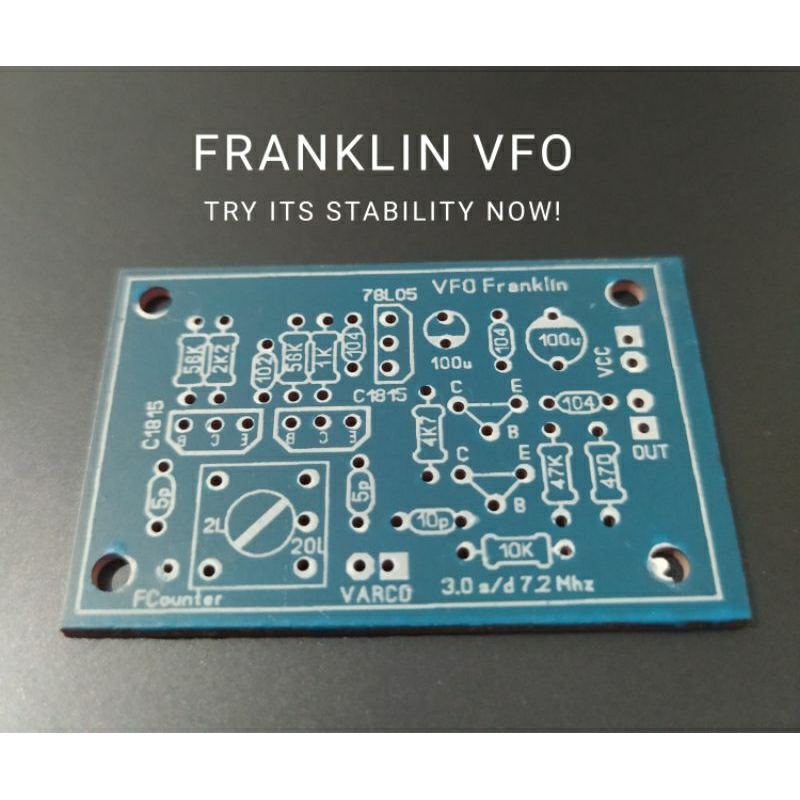 (2 pcs) VFO Franklin PCB (Super Stable VFO), PCB Only or Plus ...