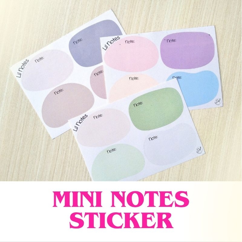 HVS Aesthetic Journal Diary Notes Label Sticker | Shopee Philippines