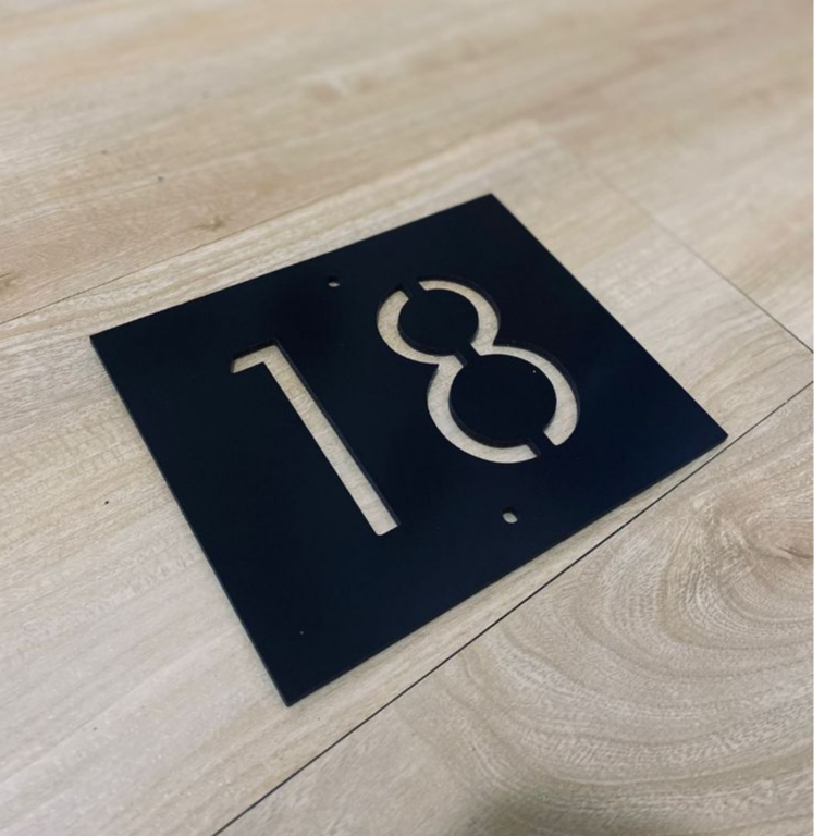 Boarding Door Number custom House Number Number ACP Number 3mm 10x15cm ...