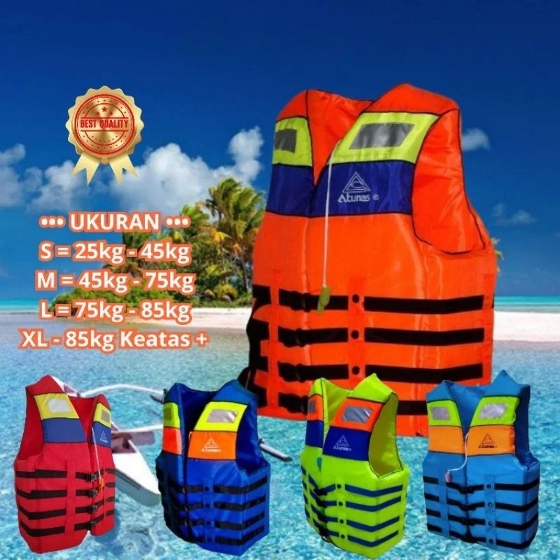 Children'S and Adult Life Jackets Original Atunas Life Vests Size SML ...