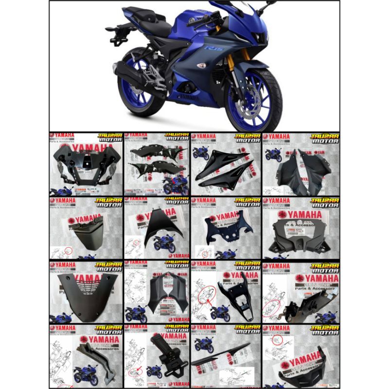 COVER FUL FULL BODY ROUGH R15 V4 R15 M ORIGINAL YAMAHA BDJ | Shopee ...
