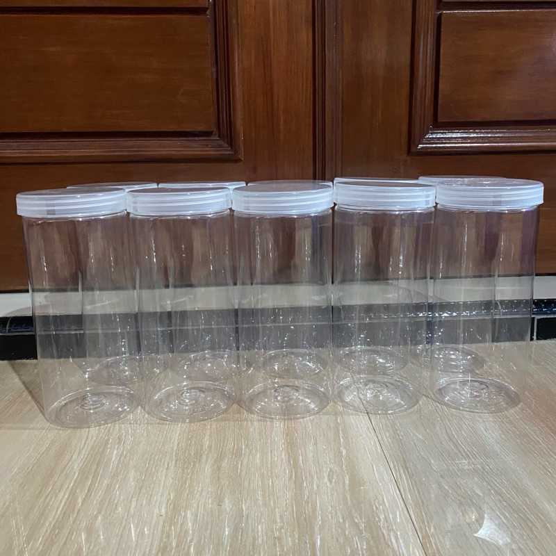1300ml plastic jar / tube jar / cylinder jar / round jar / 10pcs (free ...